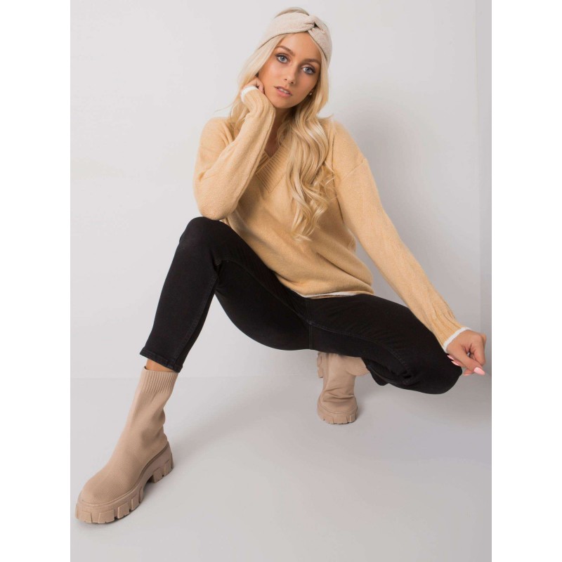 Pulover Girona bej